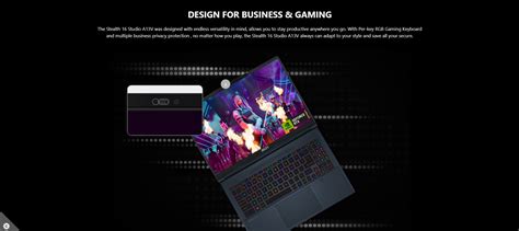 Msi Stealth Series Gaming Notebook Qhd Intel Alder Lake I H Ddr Gb Tb Ssd