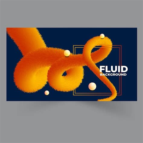 Premium Vector Fluid Abstract Background Design