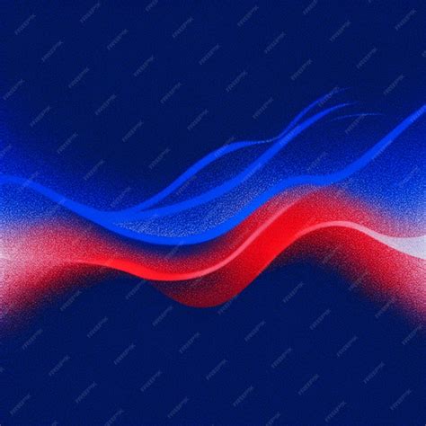 Premium Photo Dark Gradient Background With Red And Blue Flowing Wavy