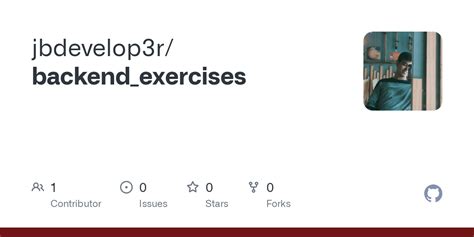 GitHub Jbdevelop R Backend Exercises