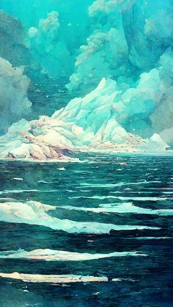 Premium Photo Split Sea Environment Background Map 3d Illustration