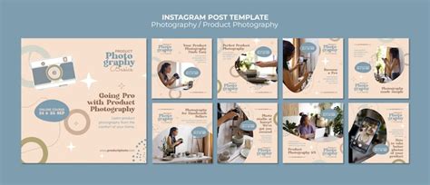 평면 디자인 사진 인스타그램 포스트 템플릿 무료 Psd 파일