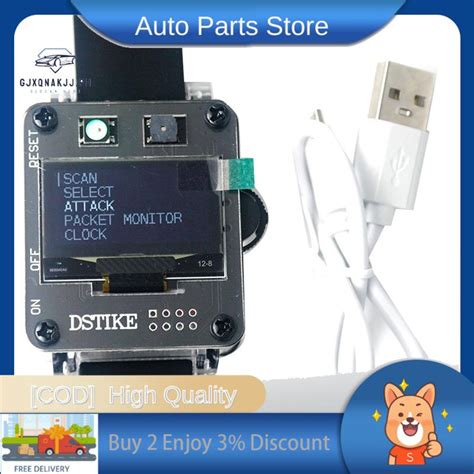 Dstike บอร์ดโปรแกรมมิ่ง Deauther Watch Se Esp8266 Abs Wifi Watch 1 ชุด