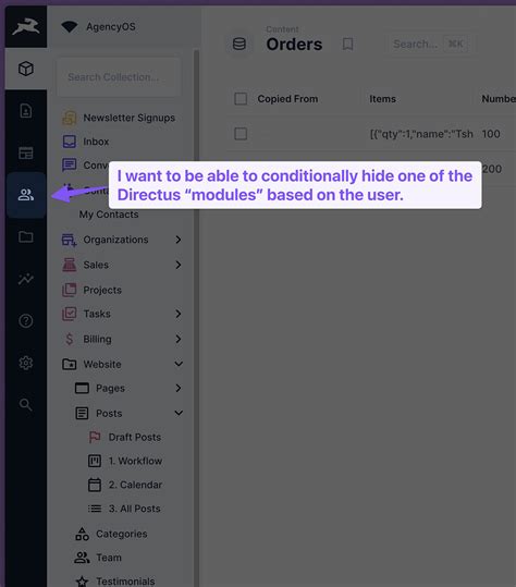 Can I Conditionally Display One Of The Icons On The Sidebar Depending On The User Help