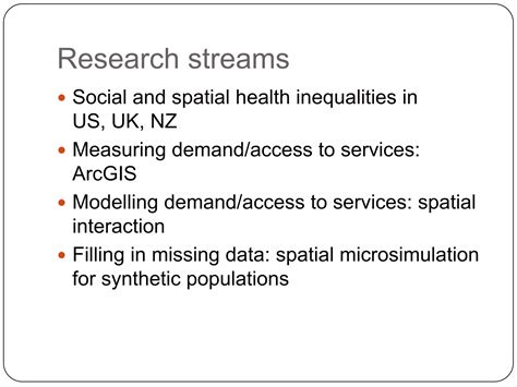 Small Area Spatial Modelling And Mapping Of Health Ppt