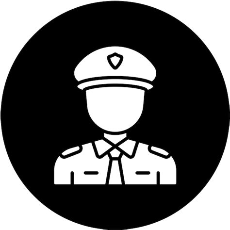 Premium Vector Policeman Icon Style
