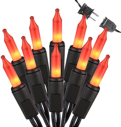 Che Orange String Lights 150 Count 348ft Halloween Lights Connectable Ul Certified