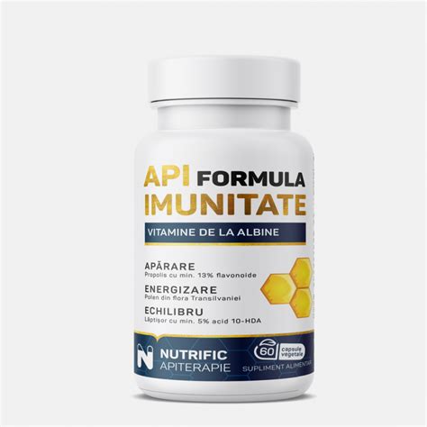 Api Formula Imunitate Cu Laptisor De Matca Polen Si Propolis 60