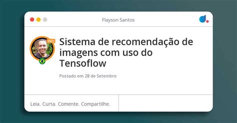 Sistema De Recomendação De Imagens Com Uso Do Tensorflow Flayson
