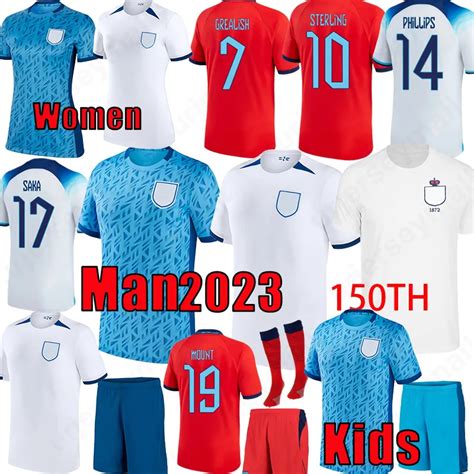 2023 Top Soccer Jerseys 150th Pre Match Mead Kane Sterling Rashford