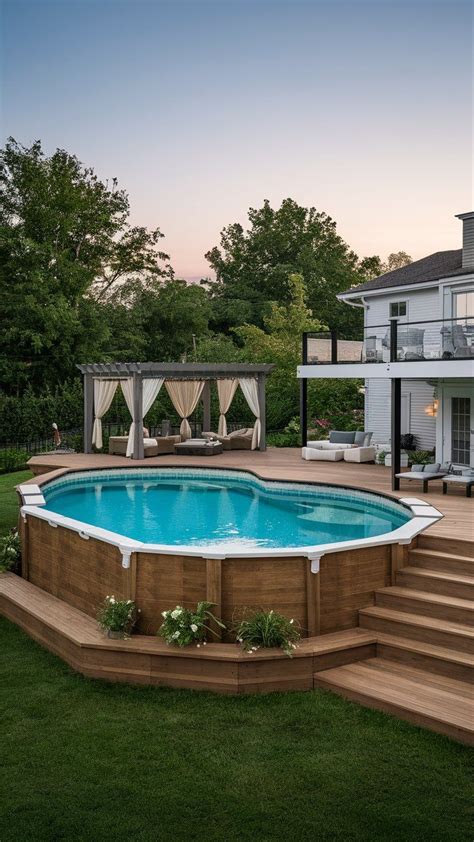 Above Ground Pool With Deck Ideas Artofit