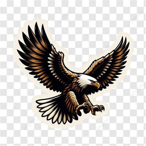갈색 날개 비행 독수리 스티커 갈색 날개 비행 독수리 스티커 독수리 인공 지능 독수리 스탬프 Png 일러스트 및 이미지 에 대한 무료 다운로드 Pngtree
