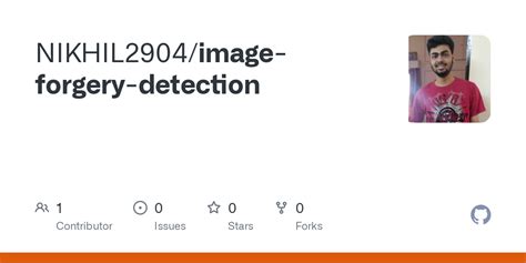 github nikhil2904 image forgery detection