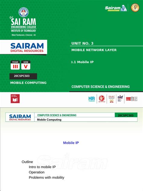 31 Mobile Ip Pdf Computer Network Internet Protocols