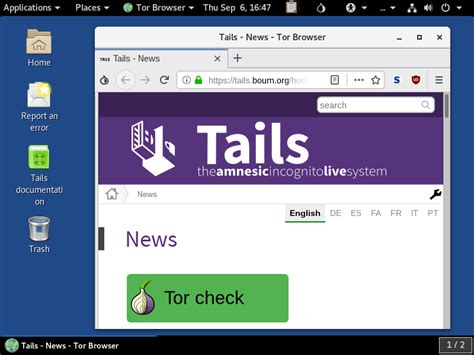Neue Tails Version Aktualisiert Tor Browser Und Integriert Veracrypt LinuxCommunity