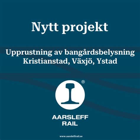Nytt Projekt Aarsleff Rail Ab