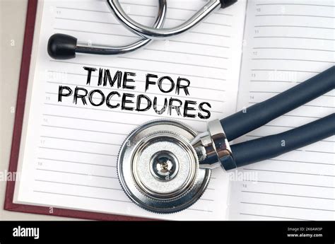 Medicine Concept On The Table Is A Stethoscope A Pen And A Notebook In Which It Is Written
