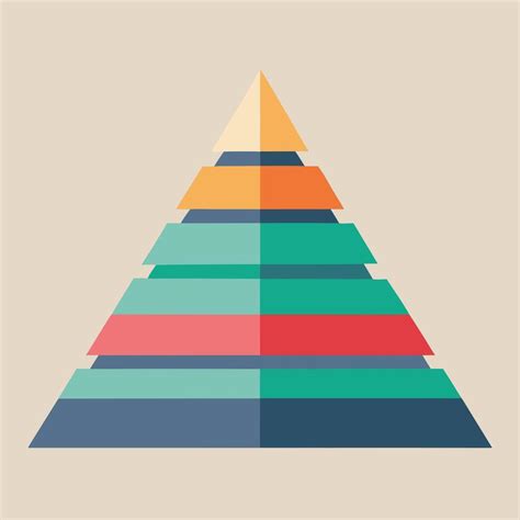 Pyramid Data Visualization Vector Art Icons And Graphics For Free