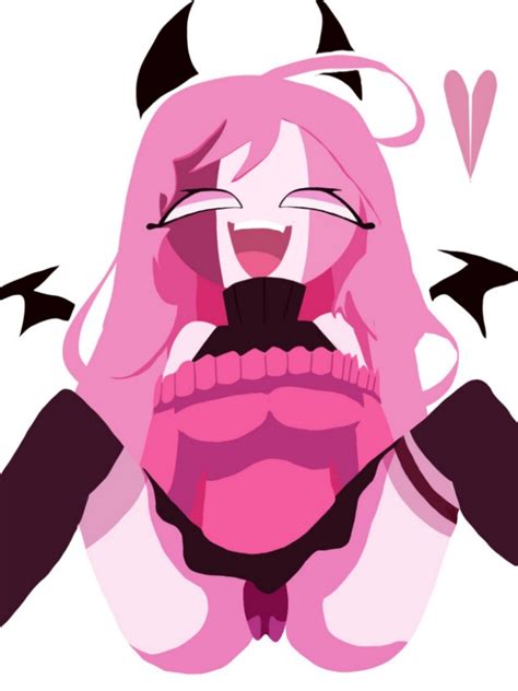 Rule 34 D Bat Bat Wings Closed Eyes Colored Skin Demon Girl