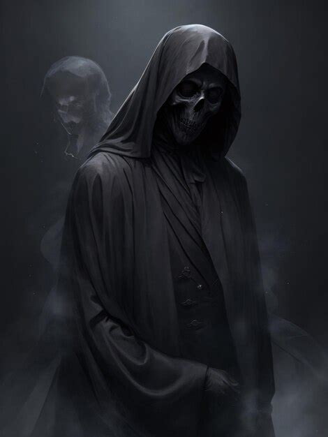 Black Ghost Premium AI Generated Image