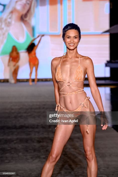 Sharina Gutierrez Walks The Sports Illustrated Swimsuit Shows Runway