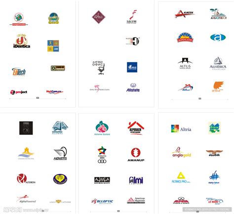 国外精彩标志设计图 企业logo标志 标志图标 设计图库 昵图网