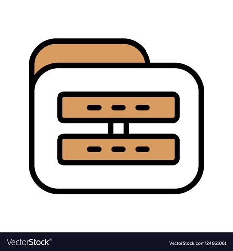 Server Folder Icon Royalty Free Vector Image Vectorstock Server Folder Icon Royalty Free Vector Image Vectorstock