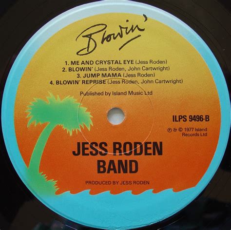 The Jess Roden Band Blowin Vinyl Lp Vinyl Record Album Uk