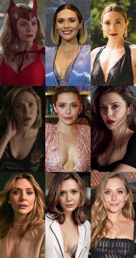 Elizabeth Olsen Bust Collage Rjerkofftoceleb