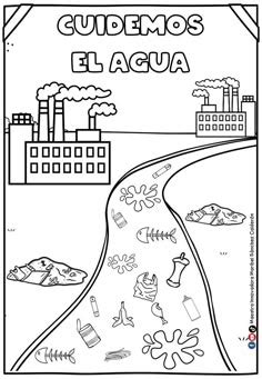 Contaminacion Del Aire Dibujos Para Colorear