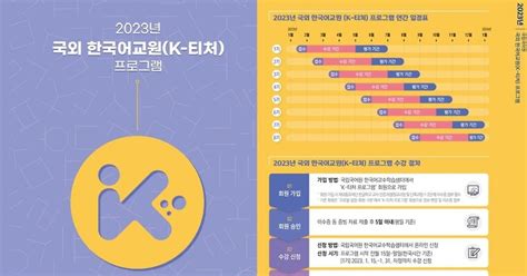 국립국어원 한국어교원 전문성 키우는 K 티처 프로그램 개설