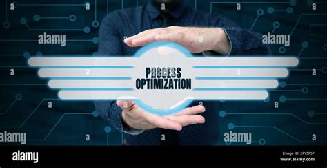 Conceptual Display Process Optimization Business Approach Improve Organizations Efficiency