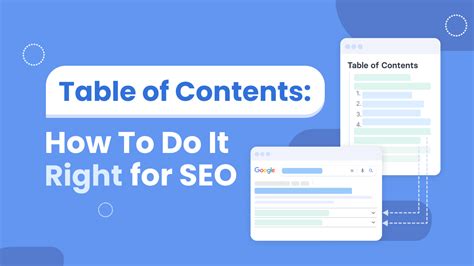 Table of Contents: How to Do It Right for SEO