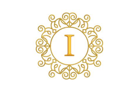 Monogram Letter I · Creative Fabrica