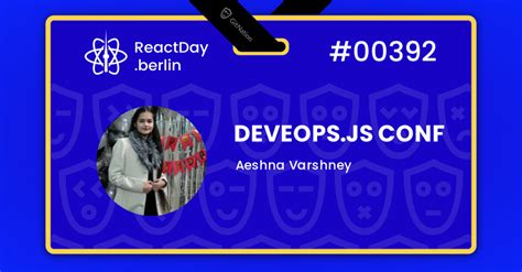 Aeshna Varshney On Linkedin Check Out My Badge And Claim Your Free React Day Berlin 2024 Remote