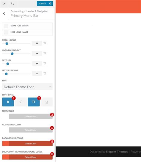 How To Replace The Primary Menu Bar With Divis Fullwidth Menu Module