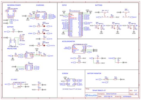 Smart Watch V EasyEDA Open Source Hardware Lab