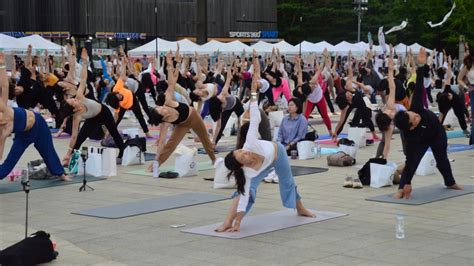 헬로 서울 세계 요가의 날 한국 행사