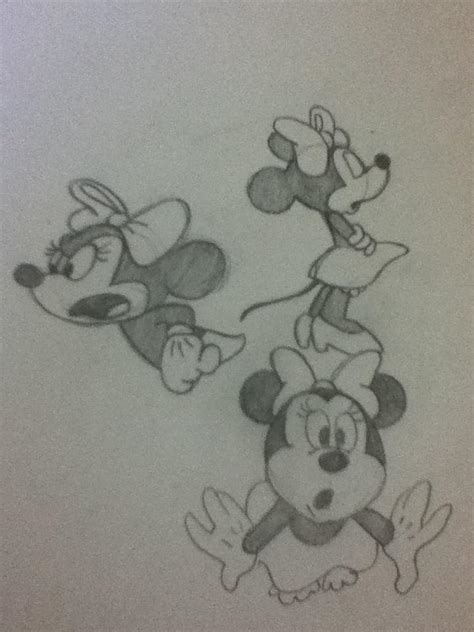 Minnie Scribbles By Thebluberry On Deviantart
