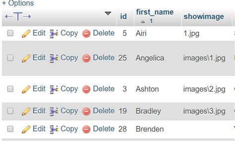 Php Display Images In Serverside Datatable Stack Overflow
