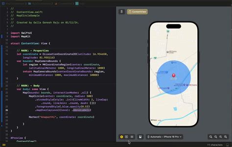 Ganesh Raju Galla On Linkedin Swiftui Iosdevelopment Mapkit
