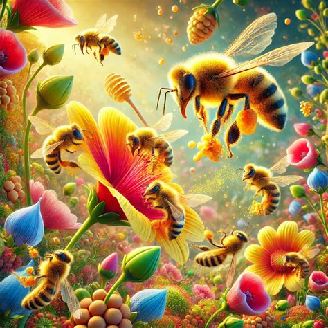 Why Do Bees Pollinate Flowers Transferred Between Flowers Swarm