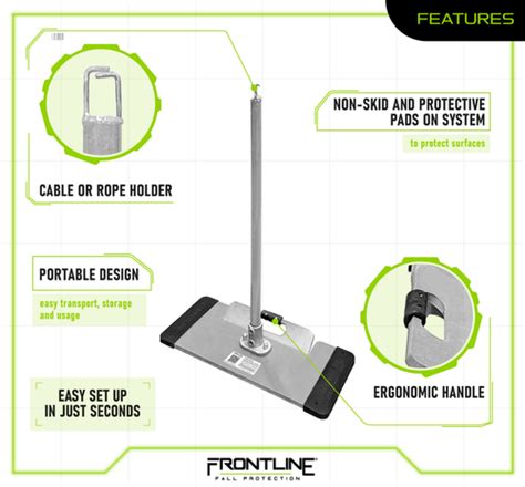 Frontline Wls16 Warning Line System With Base And Handle Frontline