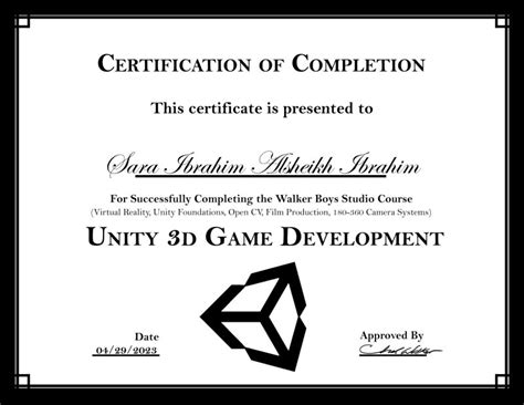 Sara Ibrahim On Linkedin Unity 3d Certificate