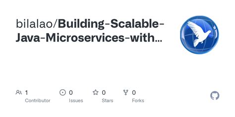 github bilalao building scalable java microservices with spring boot