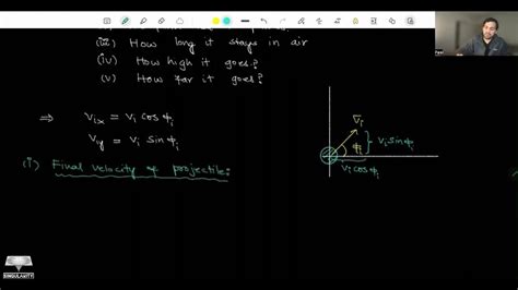 Lecture 34 Ch 43physics Hrkprojectile Motion Final Velocity And