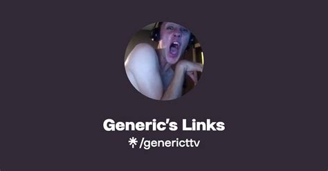 Generics Links Linktree