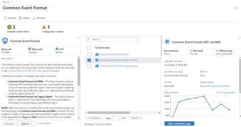 how to install and configure the data connectors azure monitor agent