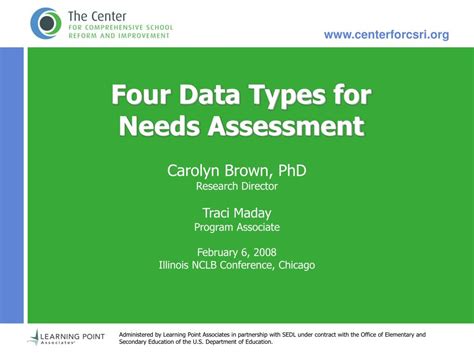 Ppt Four Data Types For Needs Assessment Powerpoint Presentation