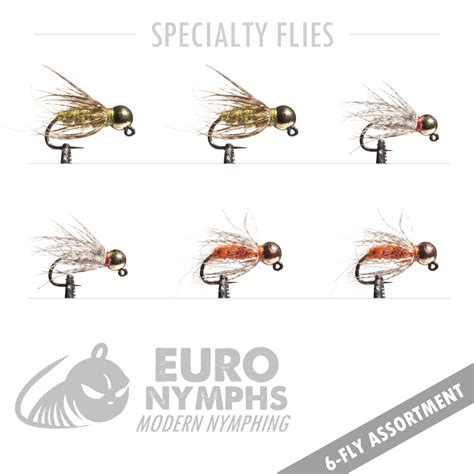 Soft Hackle Euro Nymphs 6 Pack Fly Deal Flies